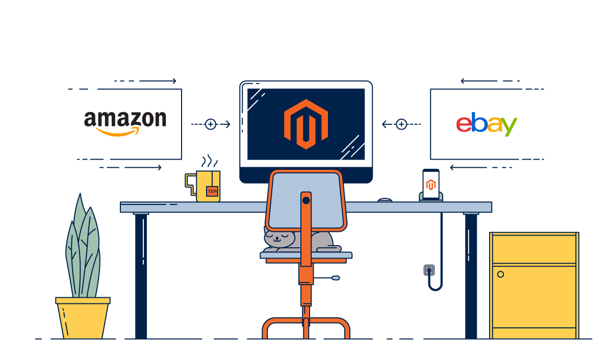 Case Study - Amazon and eBay integration for Magento store