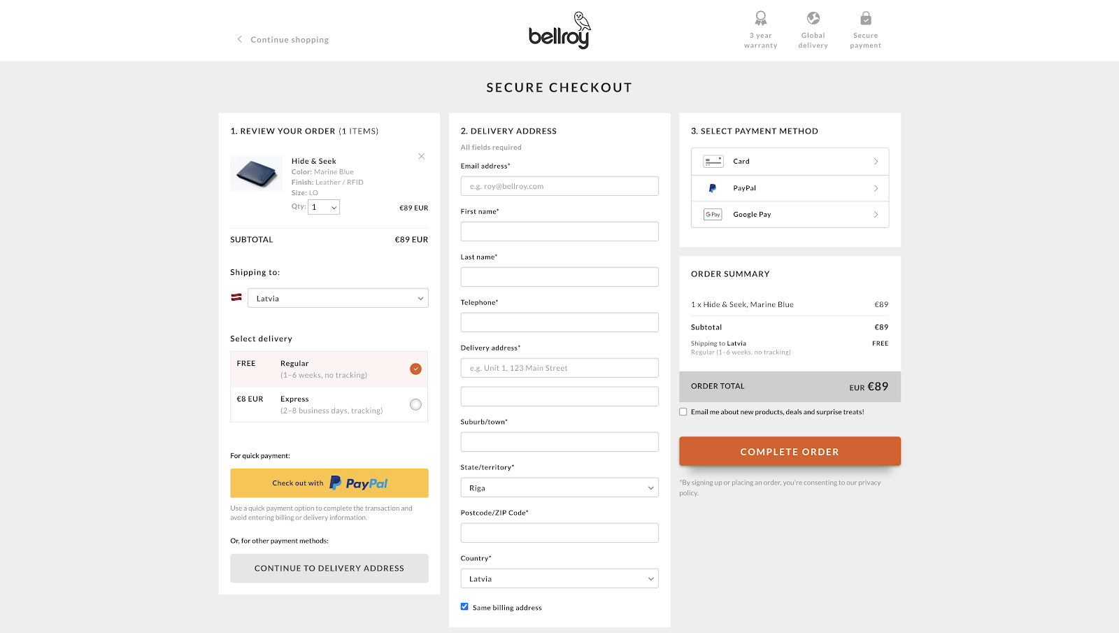 eCommerce Checkout Types: Accordion vs 2-Step vs One-Page