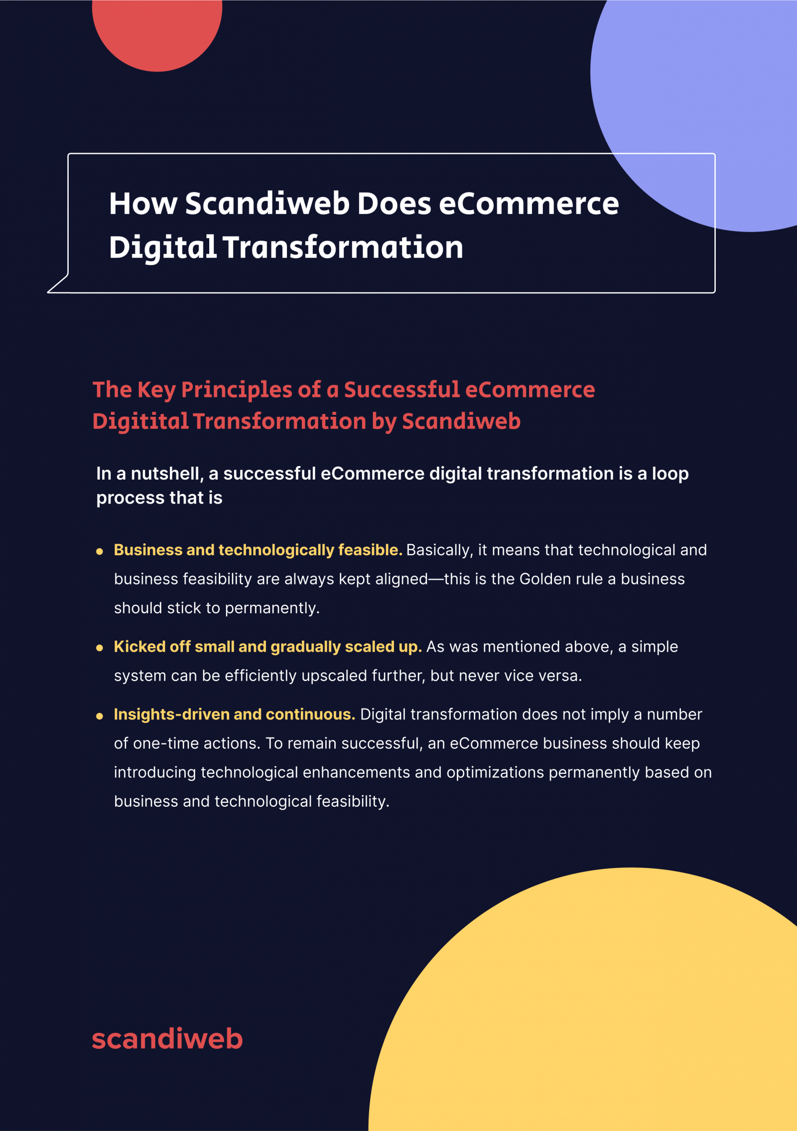 eCommerce Digital Transformation Done in 7 Steps