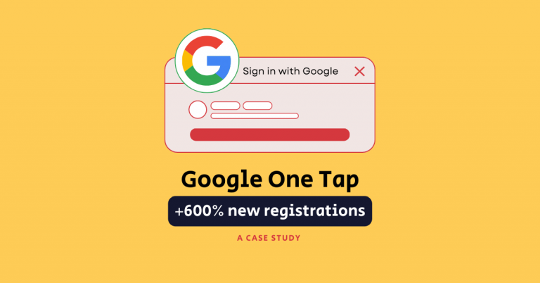 Google One Tap brings +600% New Registrations - scandiweb