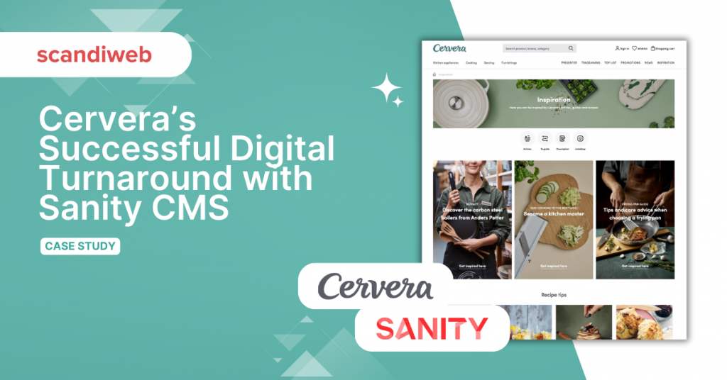 Cervera's Successful Digital Turnaround with Sanity CMS - scandiweb